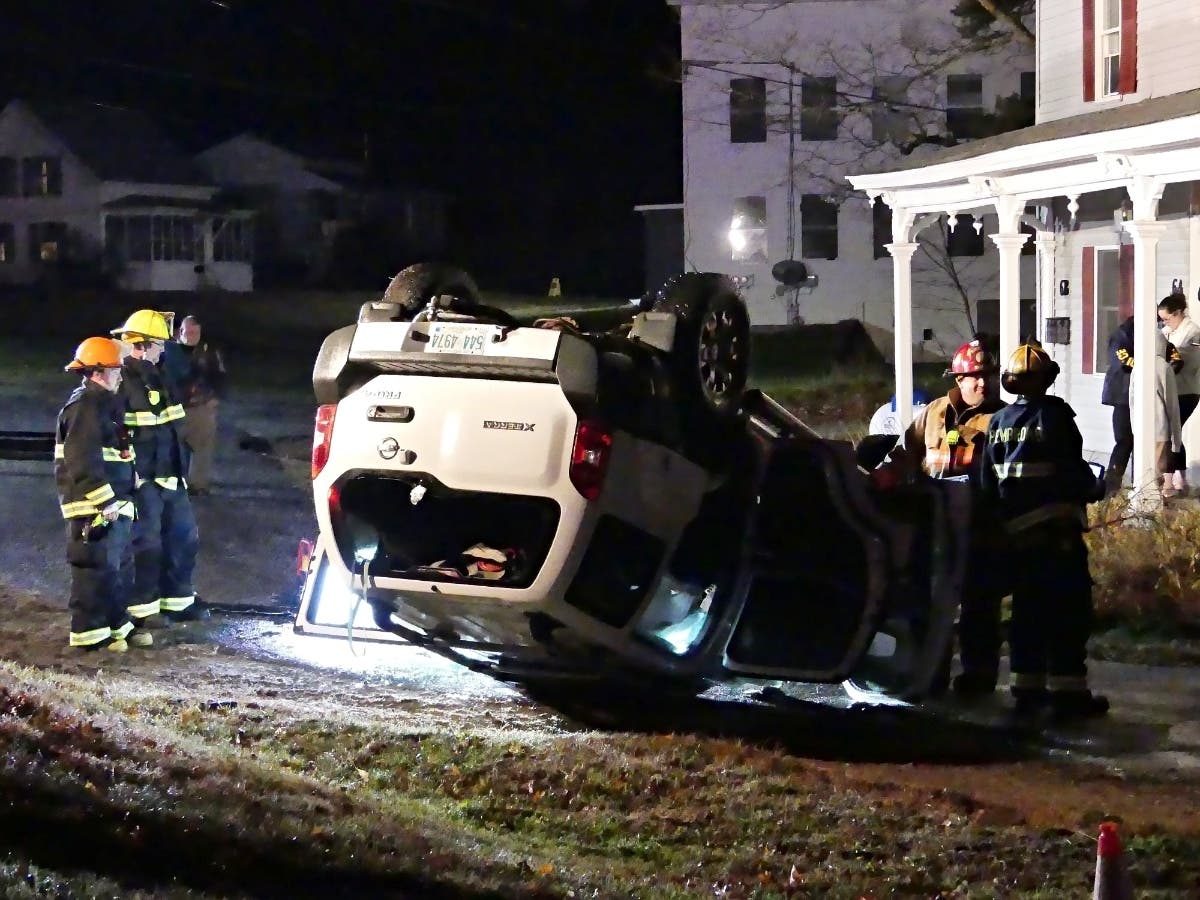 Driver Reportedly Flees SUV Rollover Crash In Pembroke