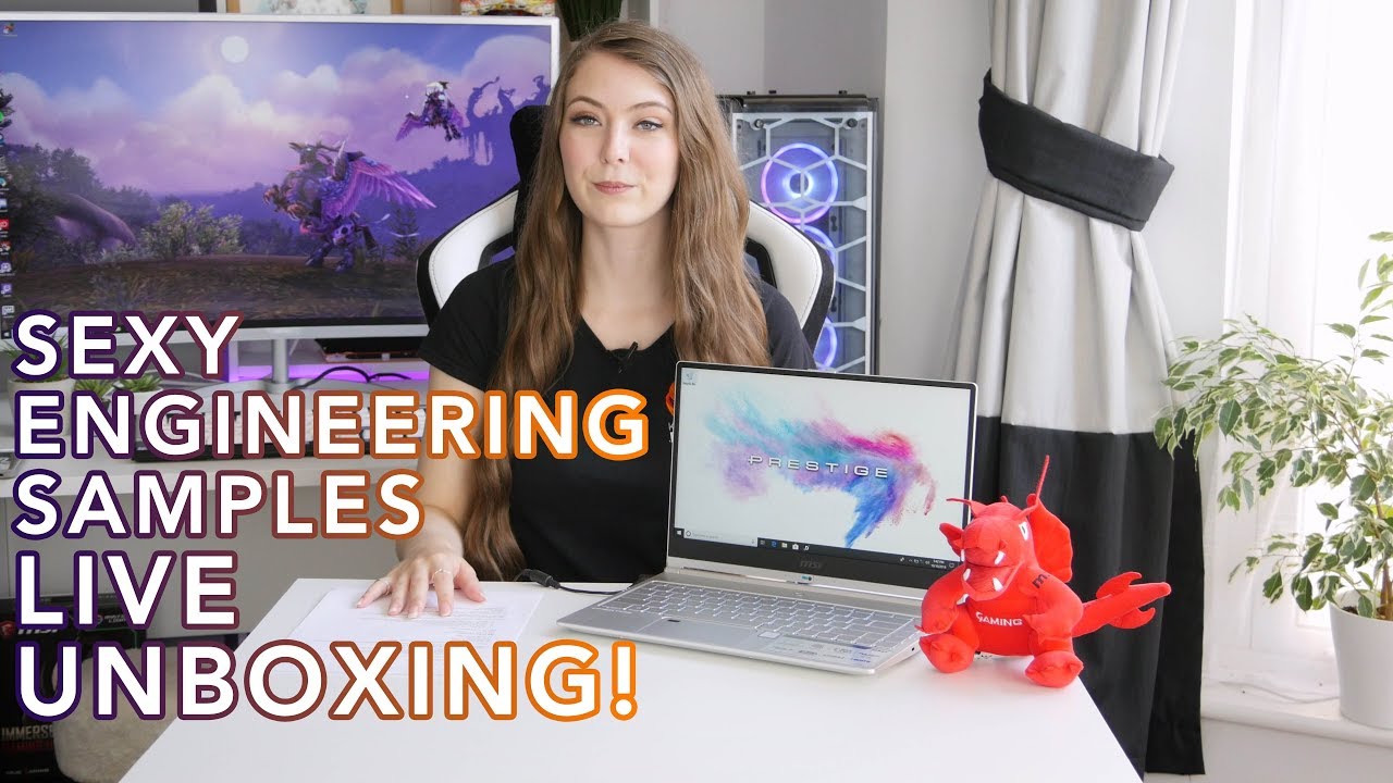 MSI PS42 Modern and MSI P65 Creator - Live unboxing with Briony