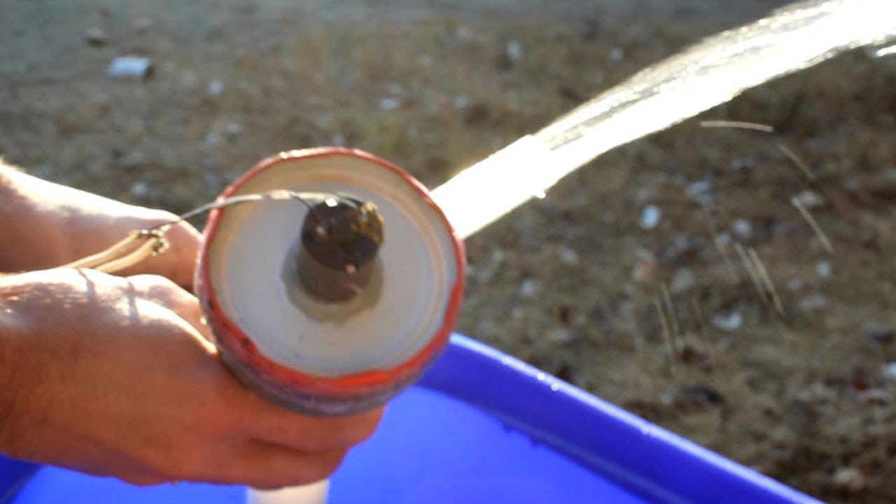 How to Make a Powerful Water Pump 6volt With DC Motor