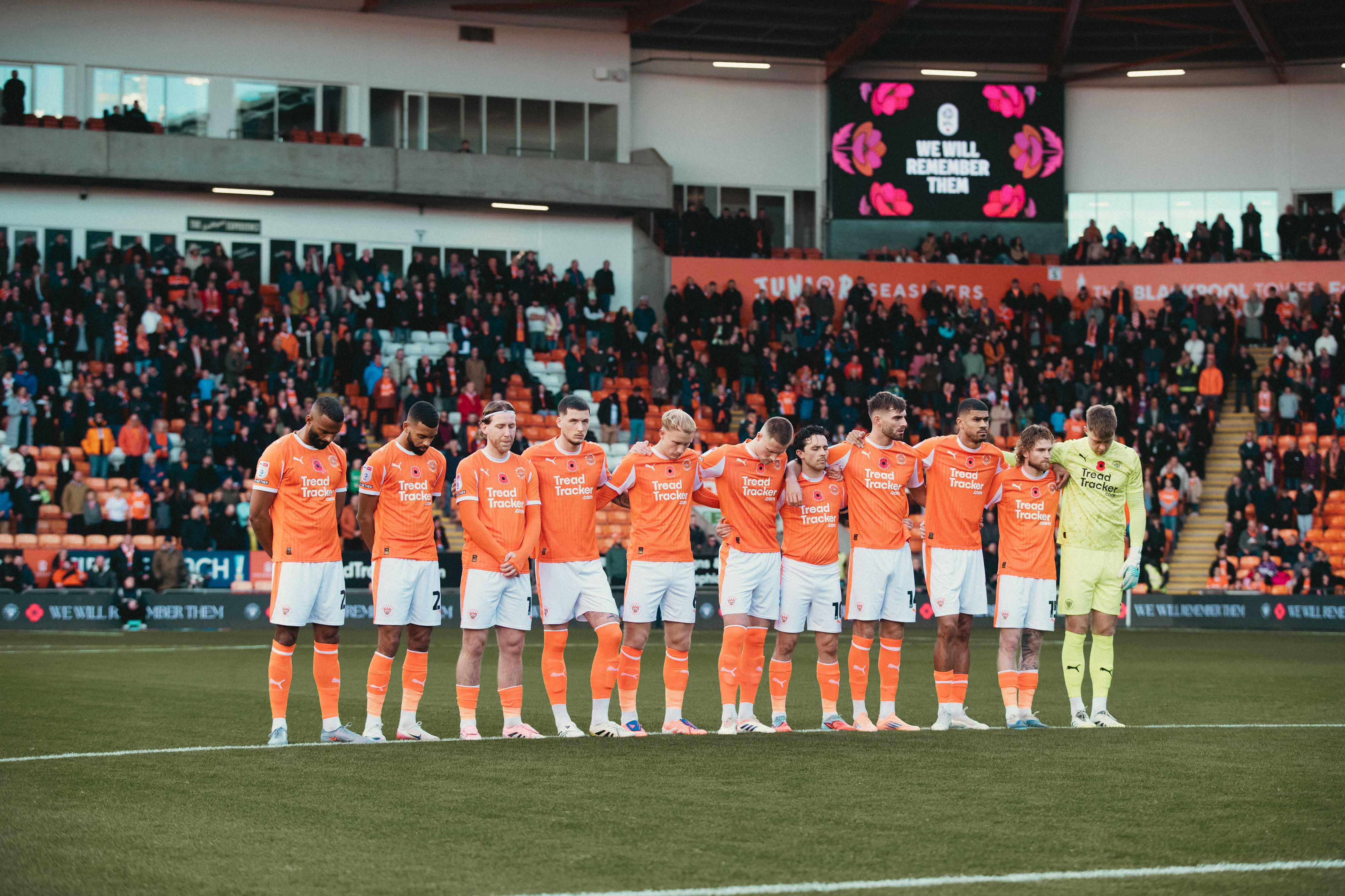8 photos as Blackpool FC pays tribute on Remembrance weekend ahead of ...
