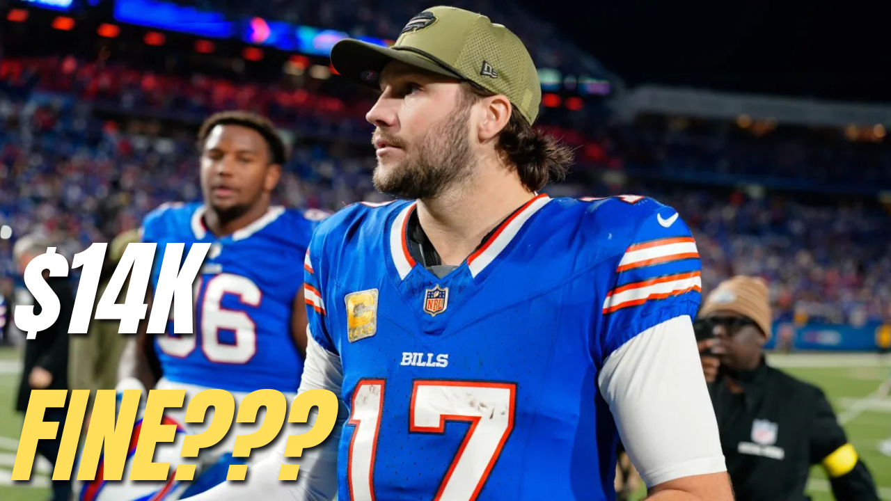Why NFL Fined Buffalo Bills QB Josh Allan for $14k