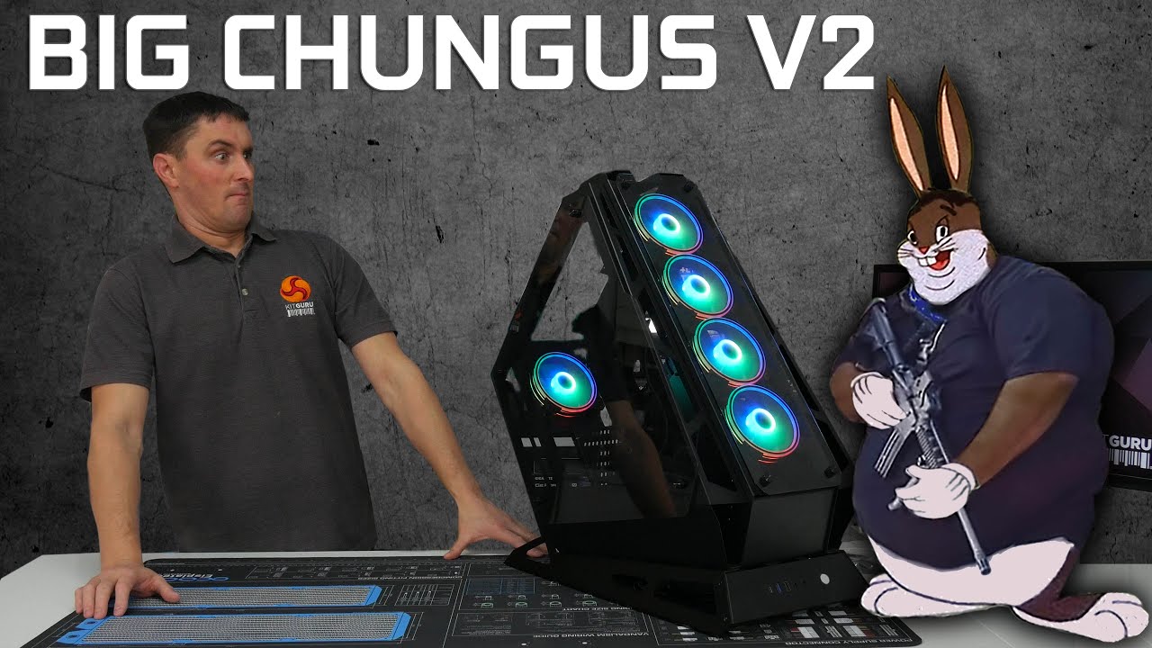 Big Chungus is back (V2) - the fat rabbit PC case