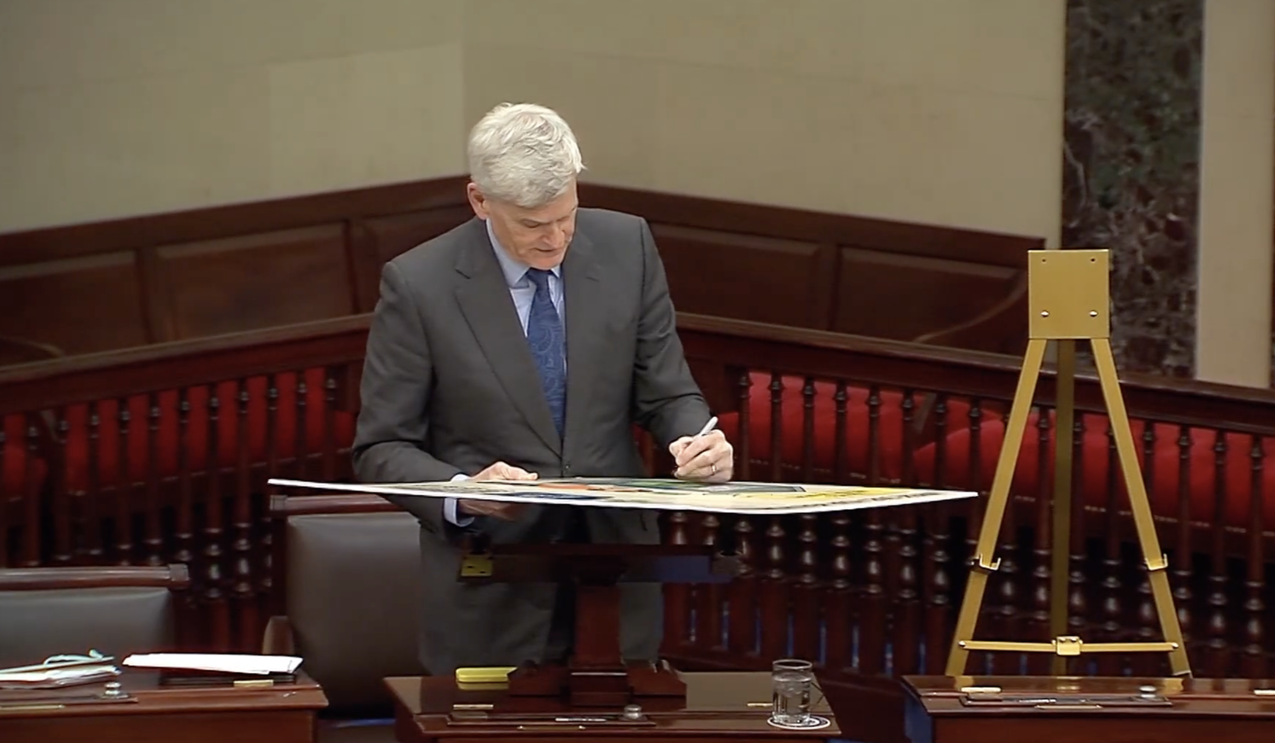 'Get My Markers Out': Bill Cassidy Descends Into Madness, Scribbles On ...