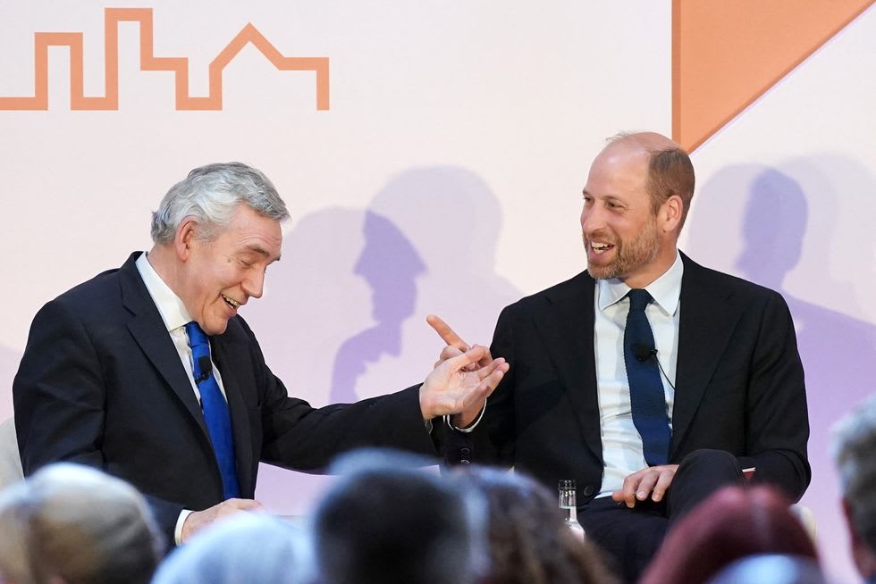 Gordon Brown joins forces with Prince William in hope to achieve major goal