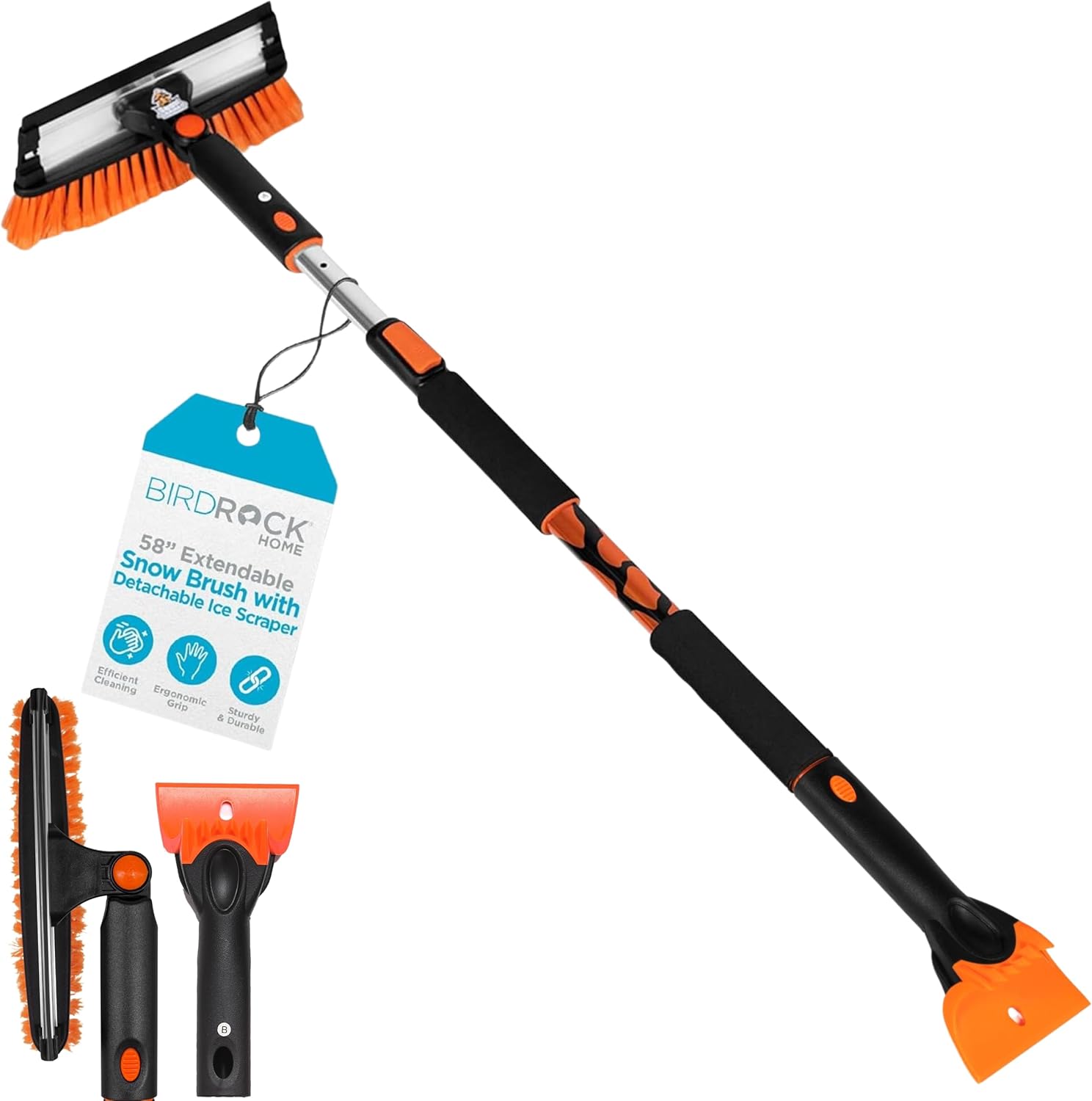 Stop climbing on your bumper: This 58-inch snow brush reaches every spot