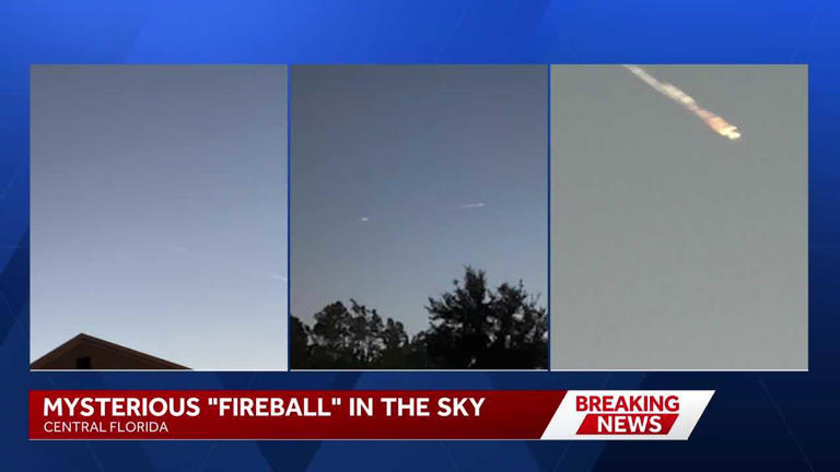 Fiery streak lights up the sky: The science behind the spectacle over ...