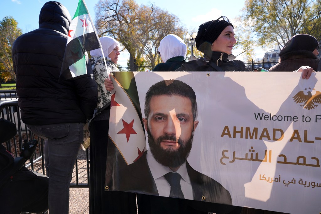 Trump praises ‘strong’ ex-al Qaeda Syrian president in historic Oval ...