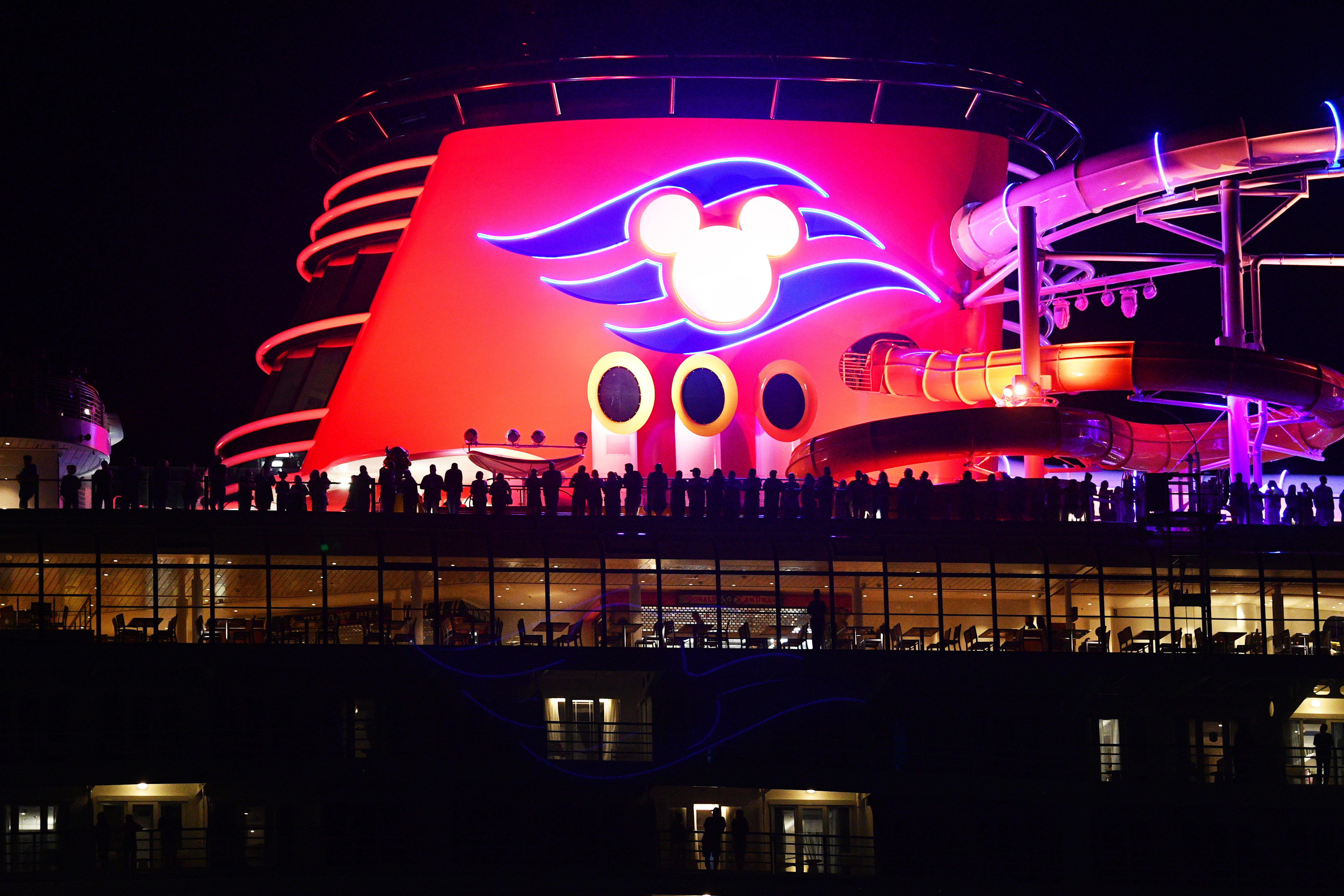 Disney Destiny cruise ship christening at Port Everglades, Florida ...