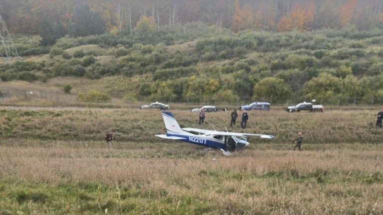 Pilot makes emergency landing on Ludington reservoir; no injuries reported