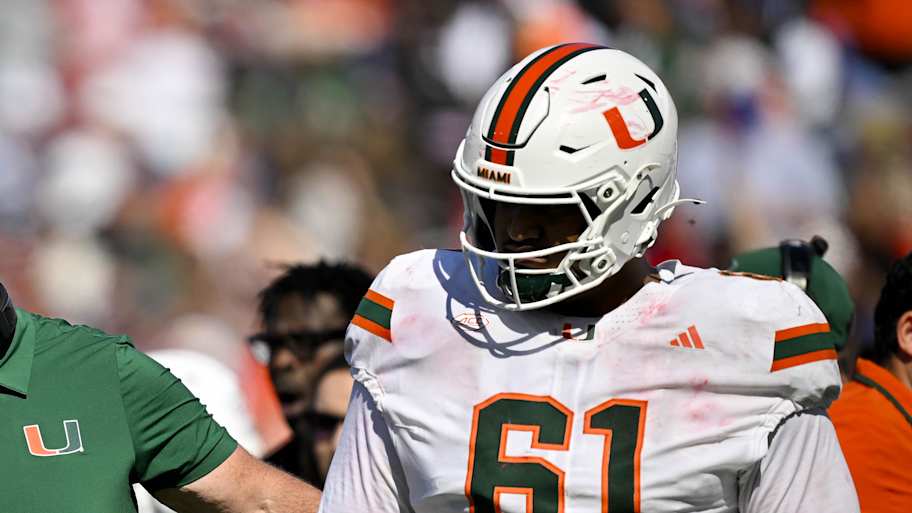 Miami Offensive Lineman Earns ACC Honors
