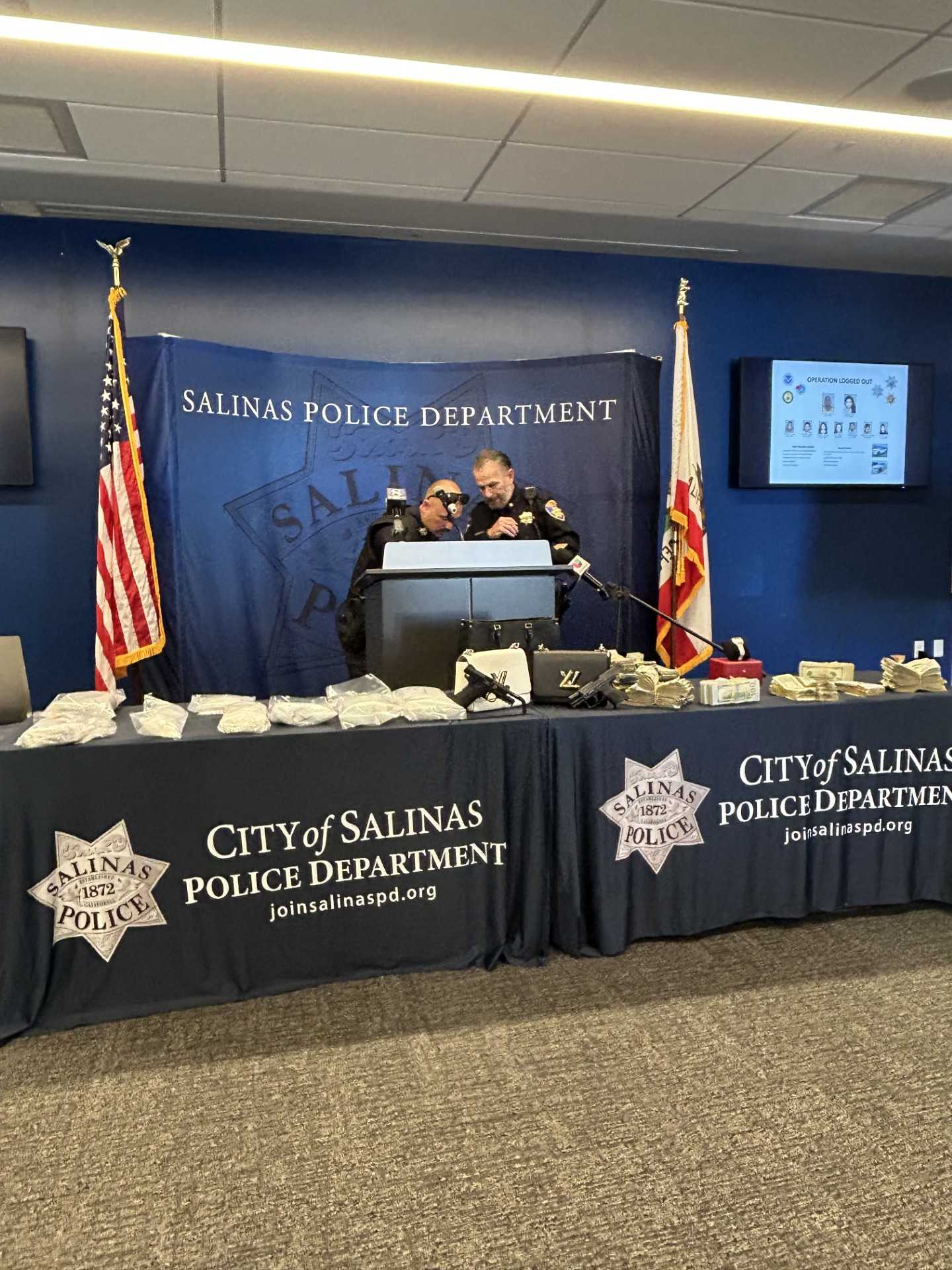 Salinas police announce joint operation tied to criminal search warrants