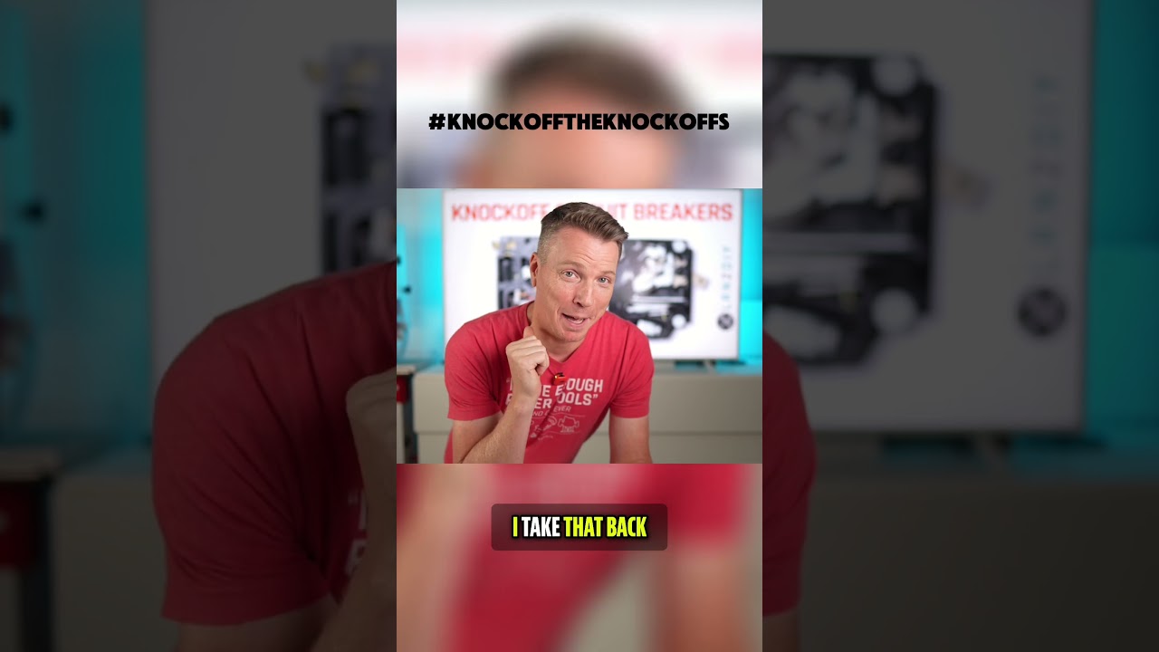 Beware of these fake circuit breakers! #knockofftheknockoffs