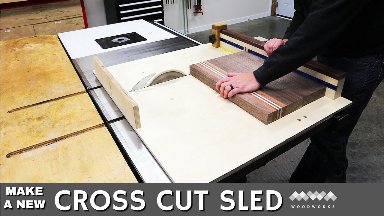 Easy Table Saw Cross Cut Sled | PLANS AVAILABLE