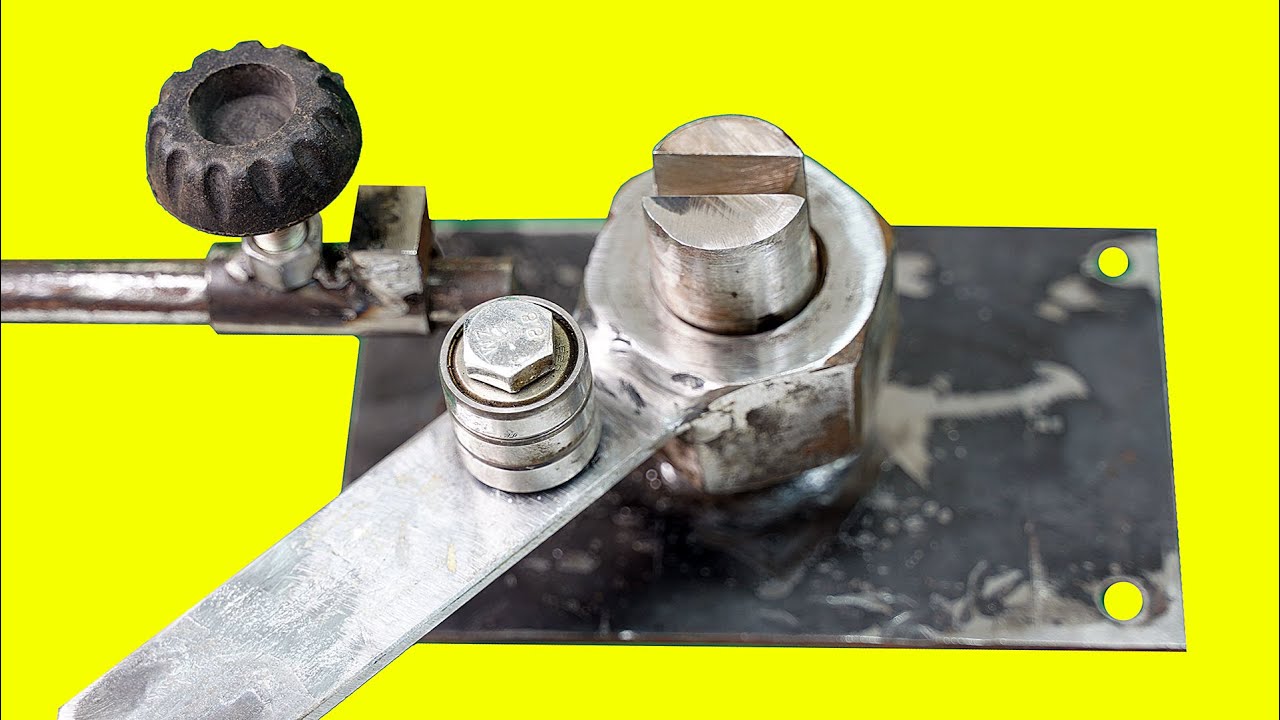 Genius homemade tool bender, few people know about this idea, metal bender