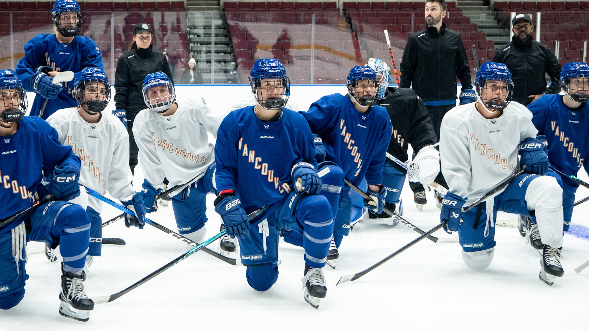 Vancouver's new PWHL team hits the ice