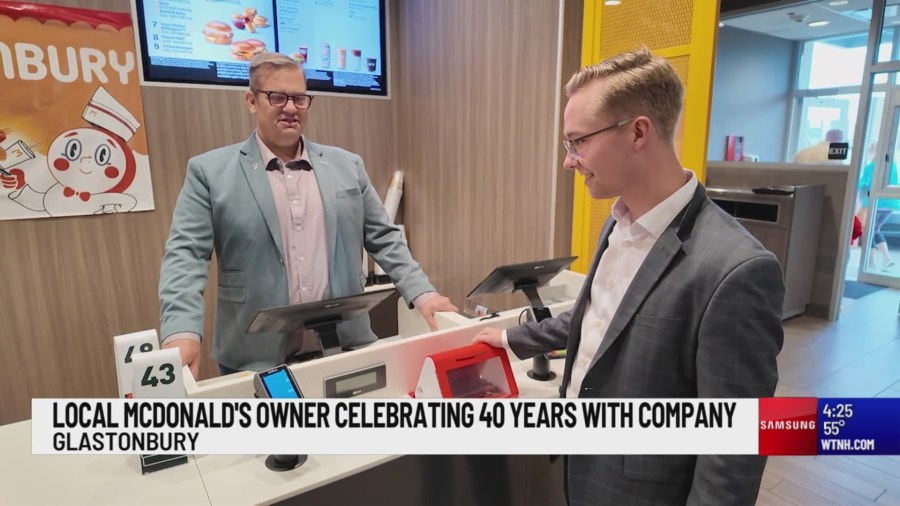 Connecticut McDonald’s restaurant owner celebrates 40 years