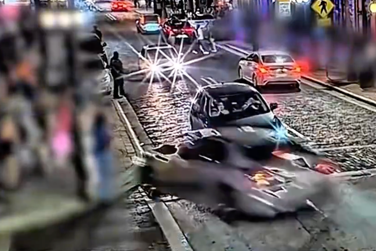 Surprising Amg Gt Crashes Into Crowd Photos