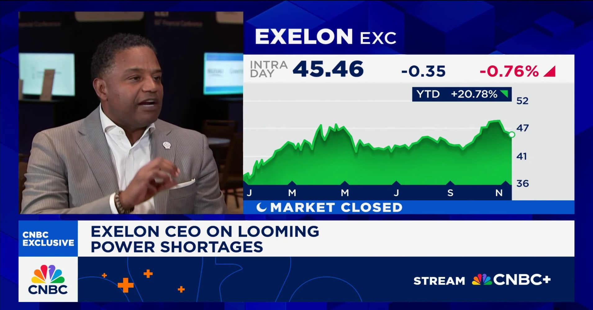 Exelon CEO Calvin Butler talks AI's power demand and looming power ...