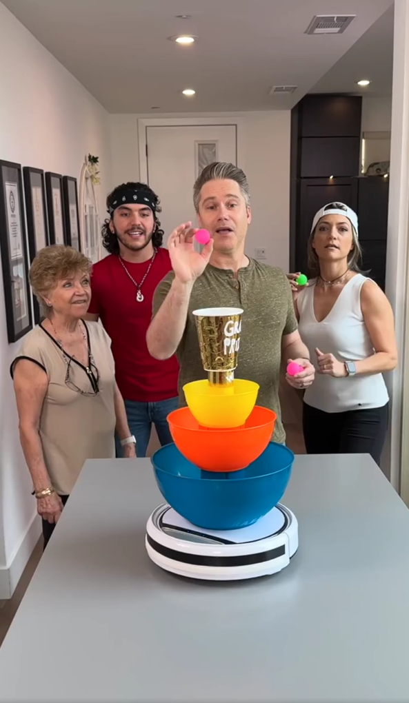 Who Can Win the Ultimate Family Ball Toss Challenge?