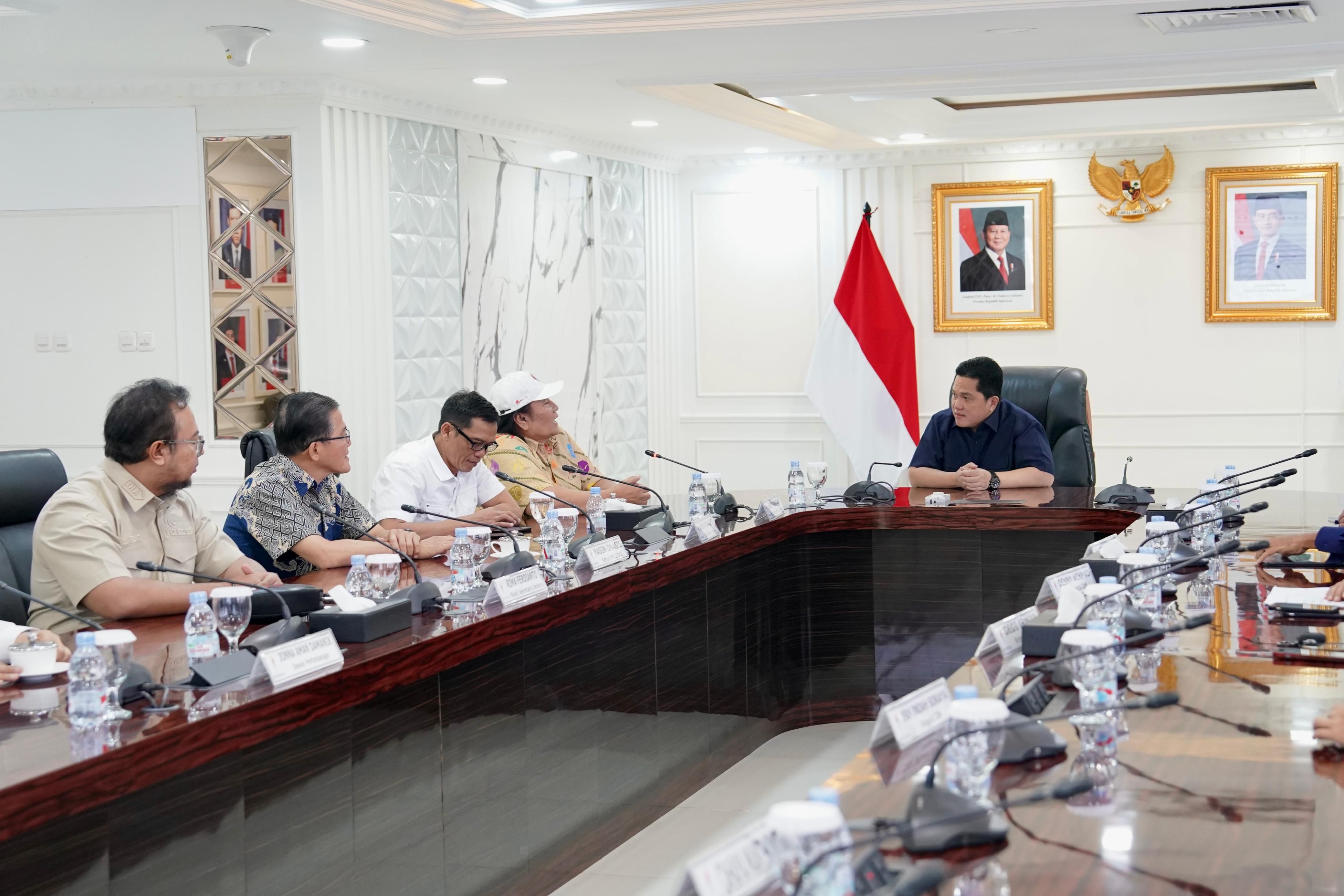 Bertemu Erick Thohir, NPC Indonesia Kejar Target 120 Medali Emas ASEAN ...