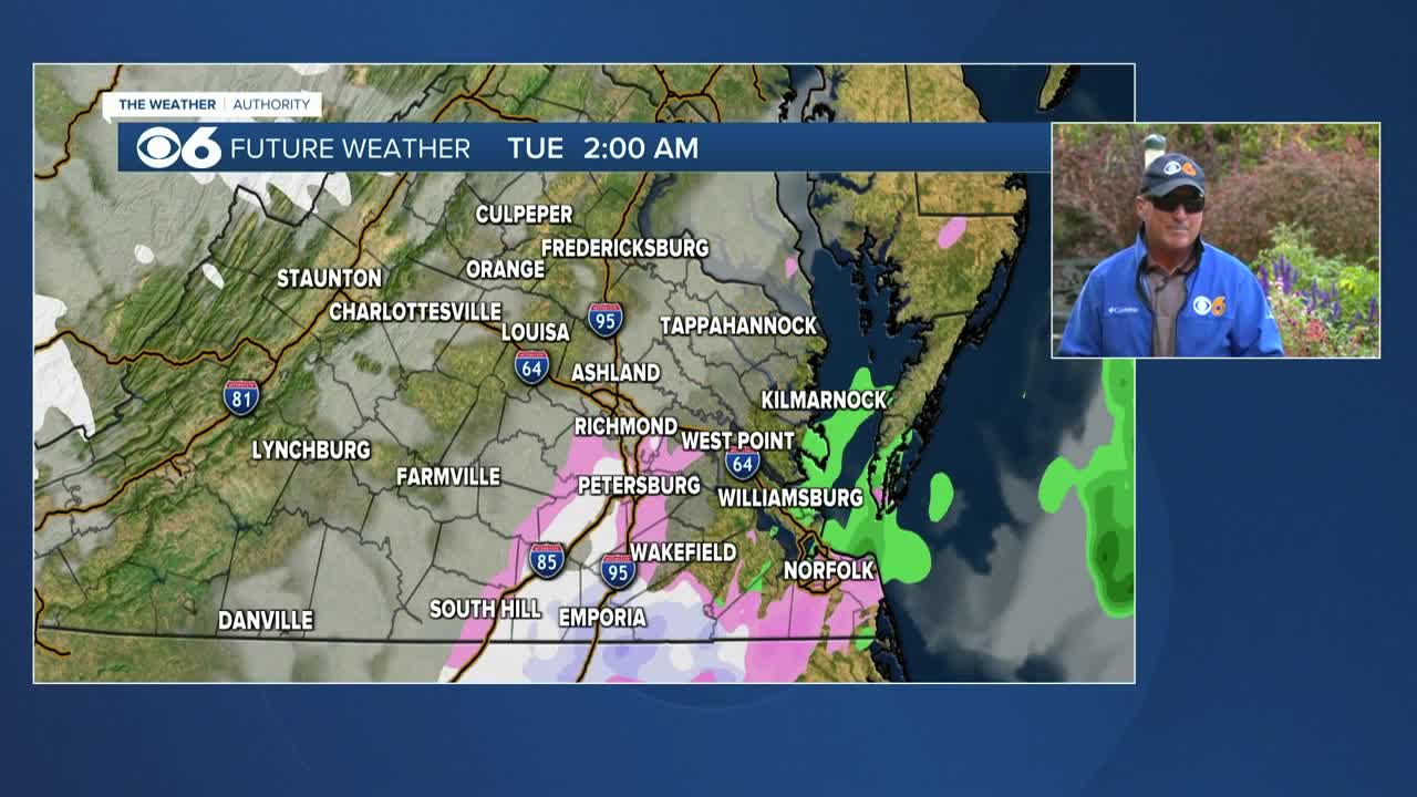 Richmond Freeze Warning Tonight + Snow Flurries Possible!