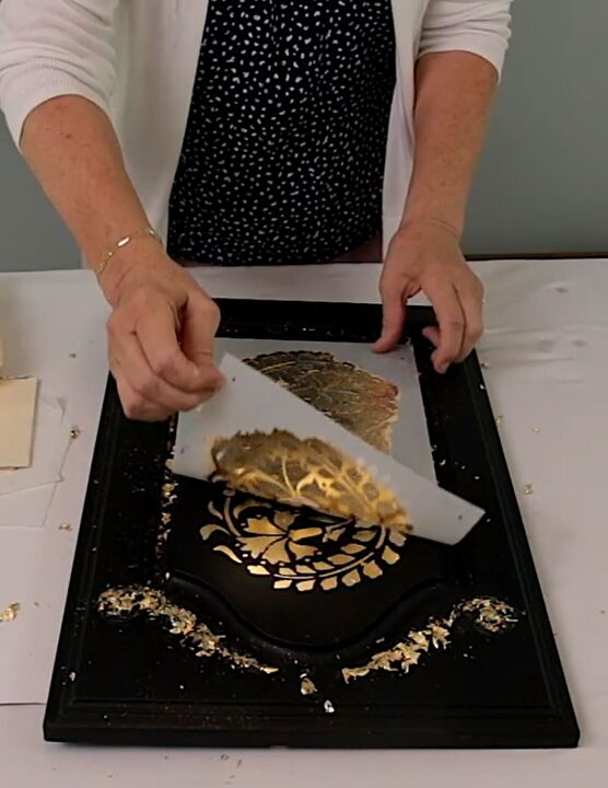 Gold Leaf Stenciling