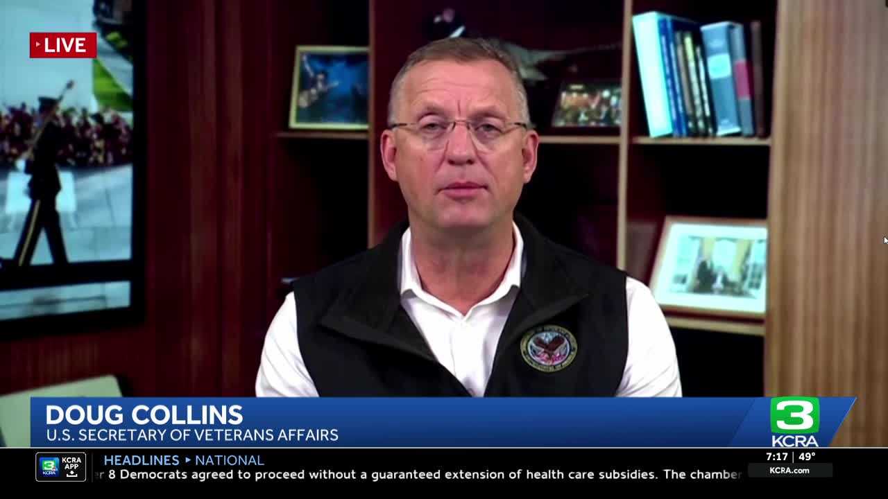 Ahead of Veterans Day, VA Secretary Collins highlights improvements for ...
