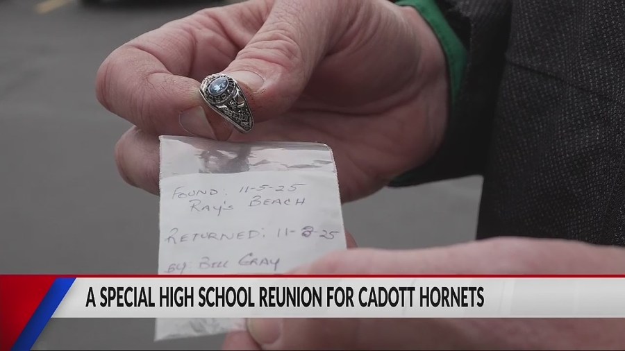 A Cadott woman is reunited with her class ring