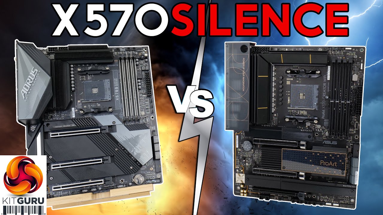 X570S - Gigabyte / ASUS silent boards reviewed!
