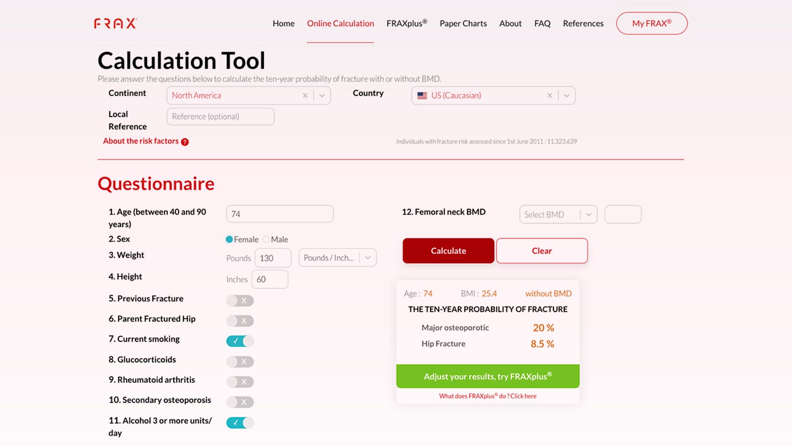 Revision of FRAX Tool for Fracture Prediction Underway