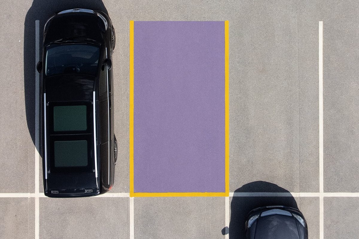 Here’s what it means if you see a purple parking space