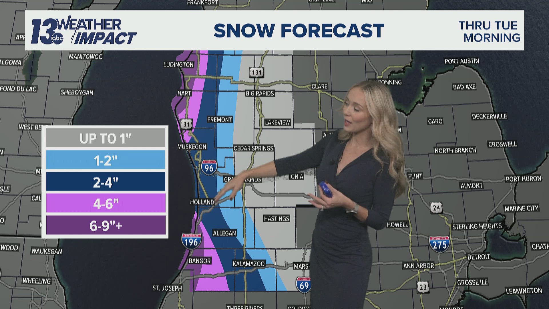 Weather Impact Alert | Tracking snow across West Michigan