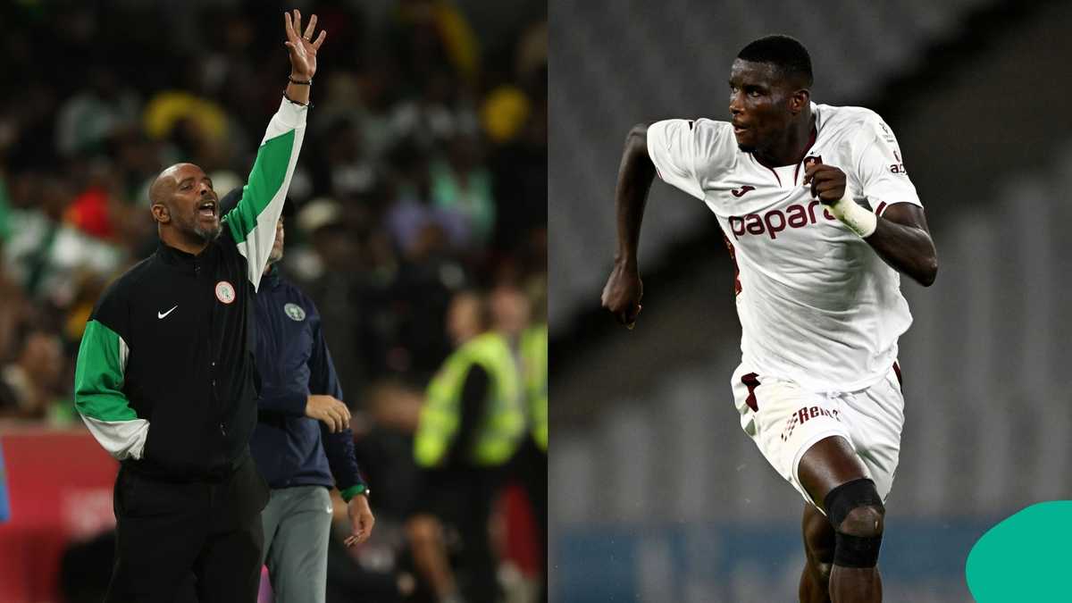 Super Eagles coach Eric Chelle sends touching message to Paul Onuachu ...