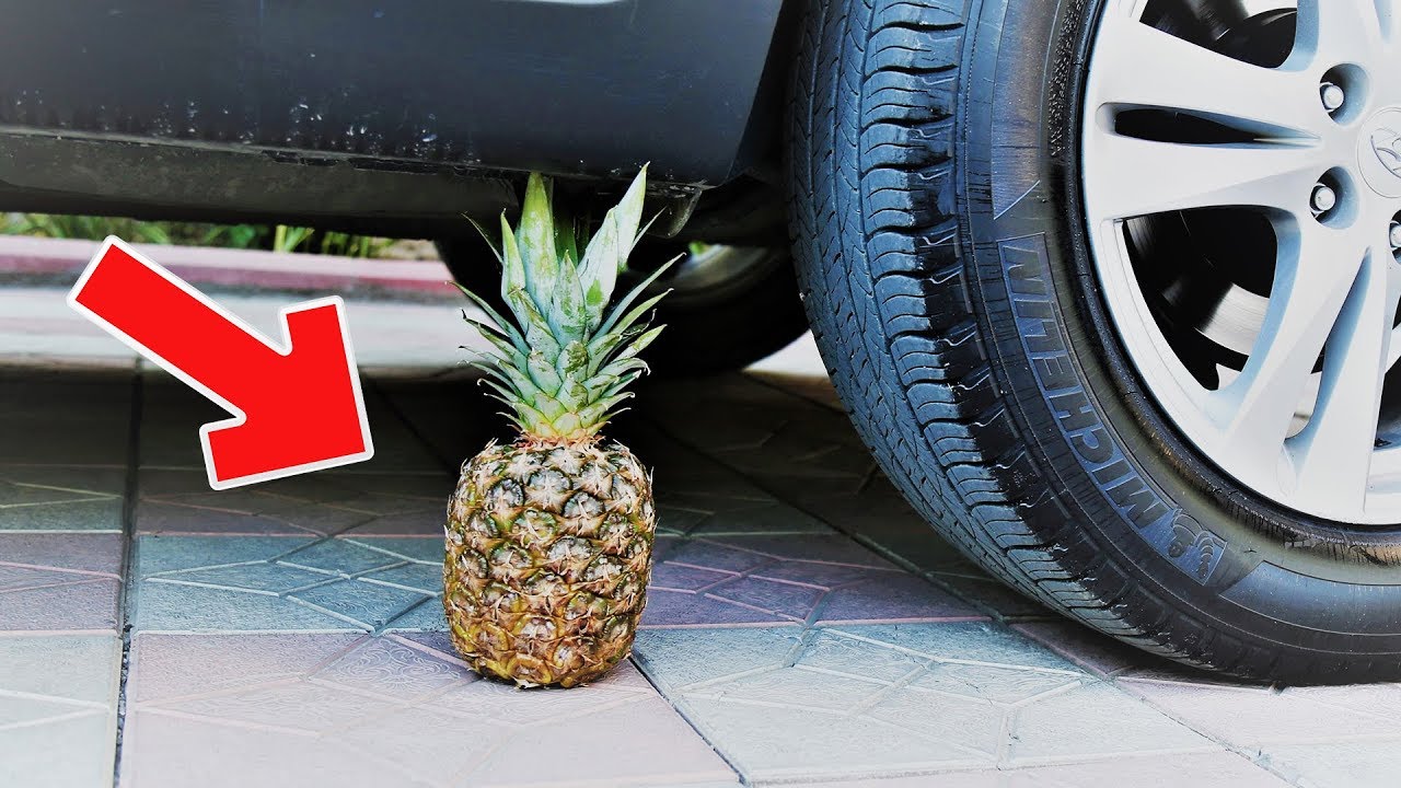 EXPERIMENT: CAR vs PINAPPLE