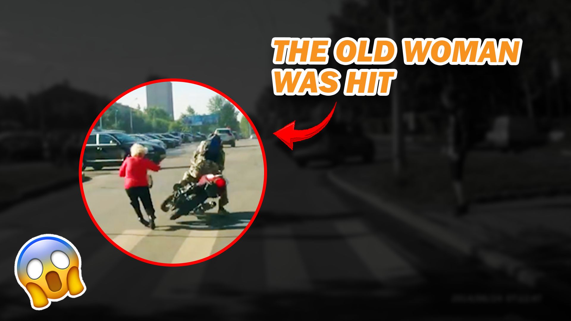 Incident Involving a Motorcycle Caught on Camera
