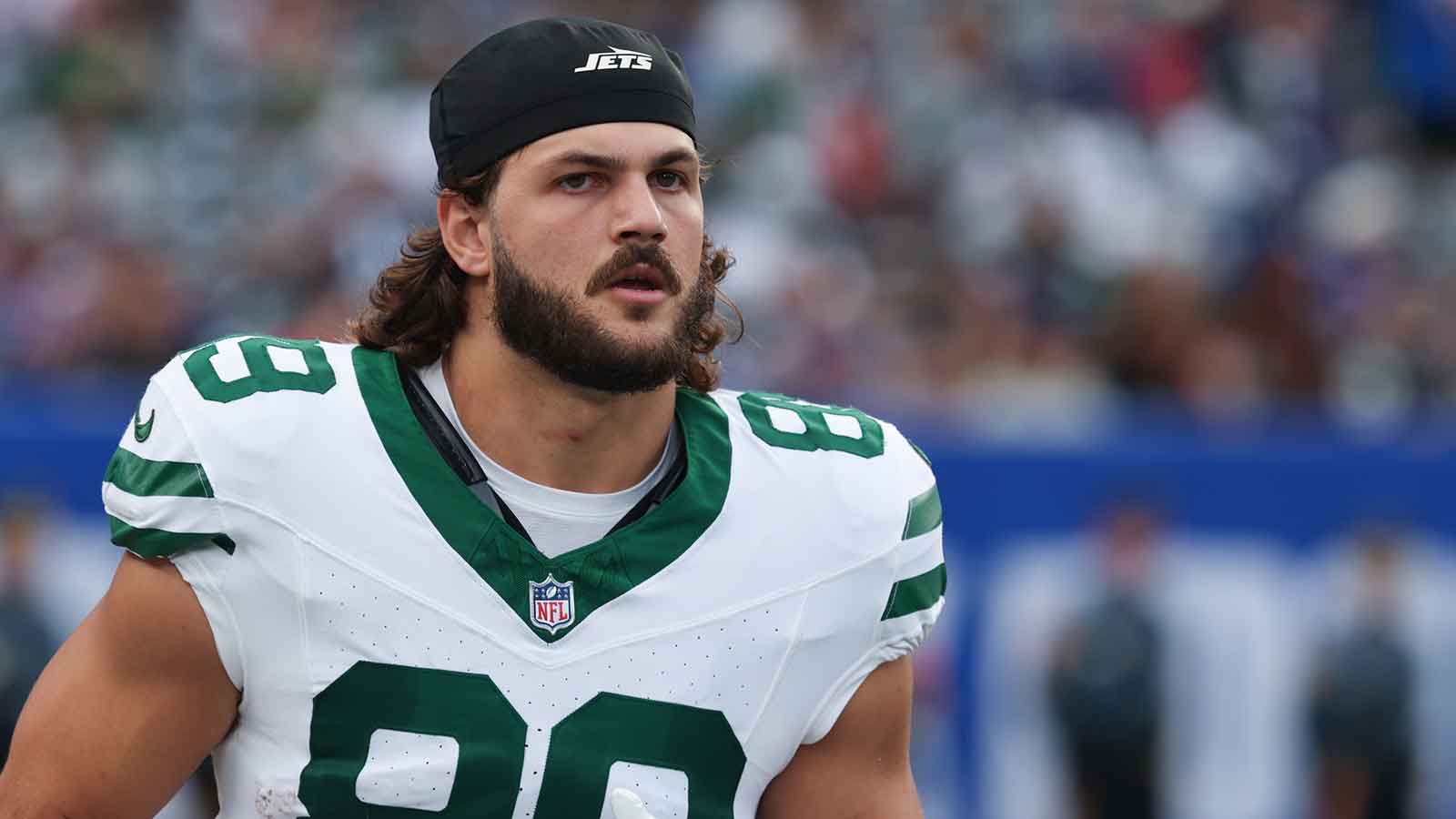 Jets’ Jeremy Ruckert, OSU alumn and Long Island native, honors Nick Mangold