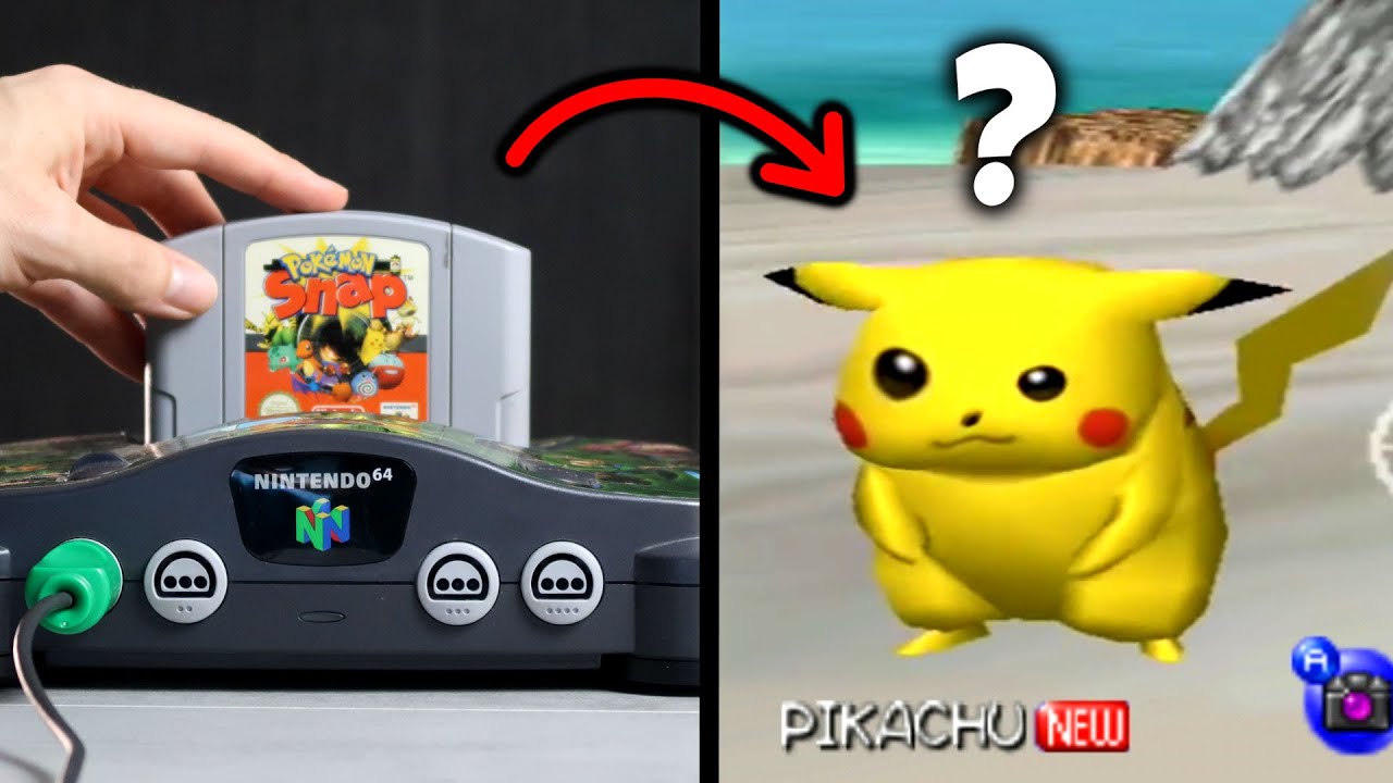 El Pokémon Snap viejo 😅 así era para Nintendo 64
