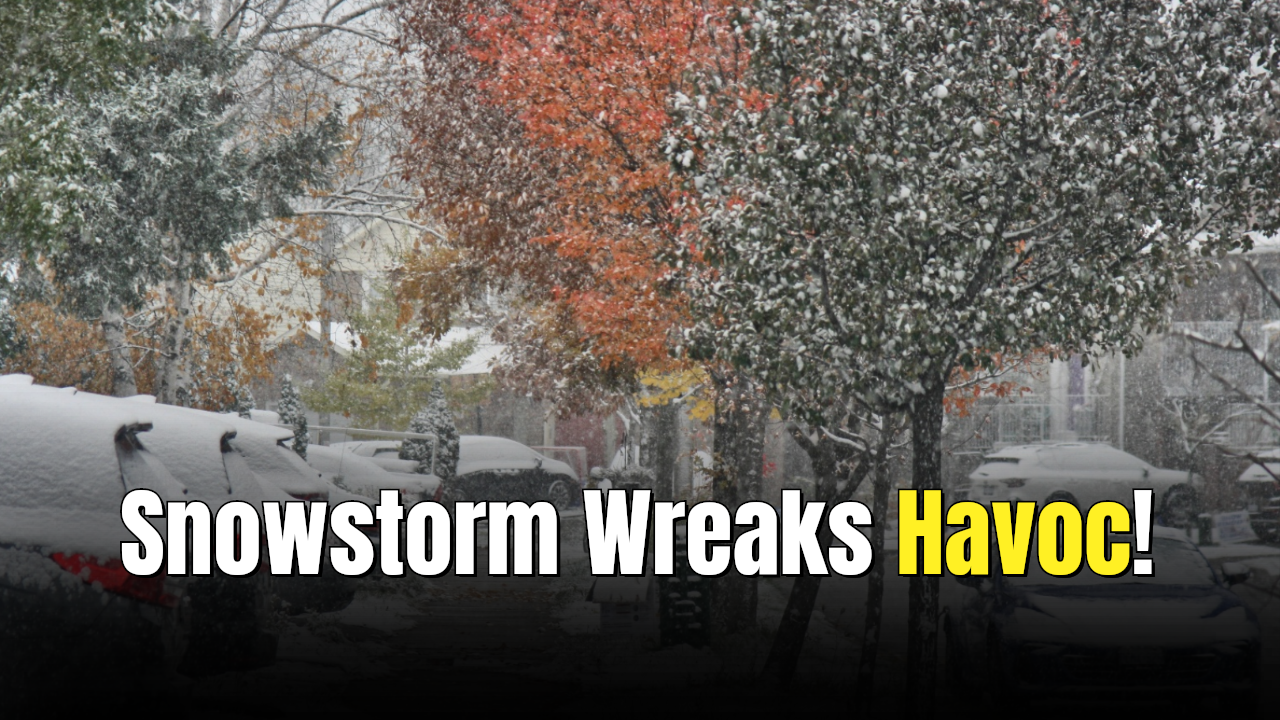 Travel Chaos Looms: Early Snowstorm Hits Great Lakes, Plunging ...