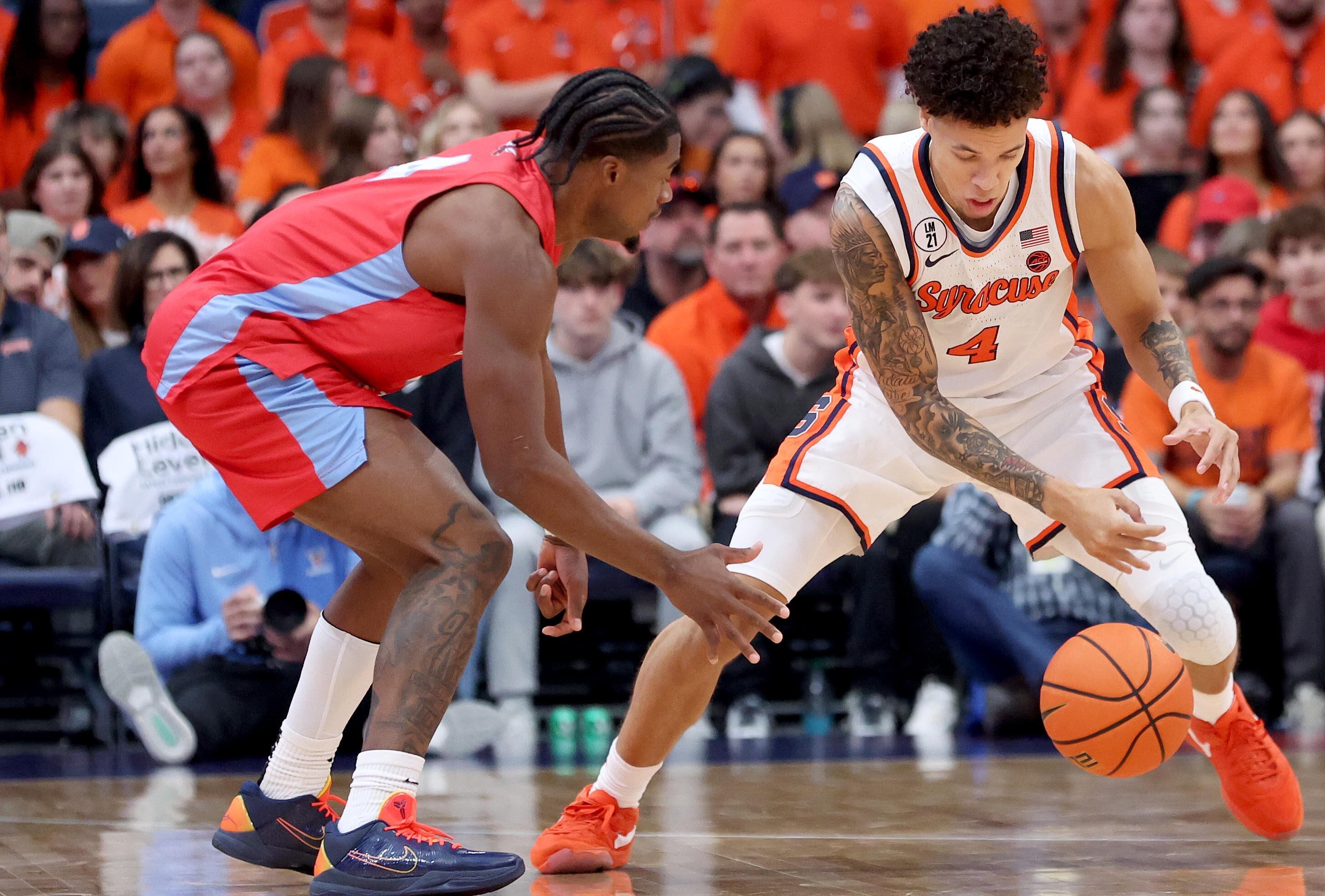 What are those red Xs on the Syracuse basketball scoreboard and how do ...