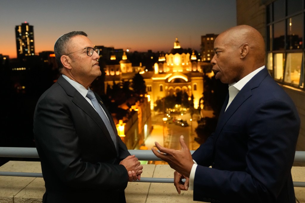 Eric Adams jetting off to Israel this week as City Hall tenure winds down