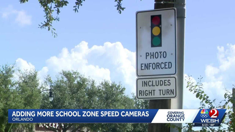 Orlando adds more than two dozen speed cameras in school zones