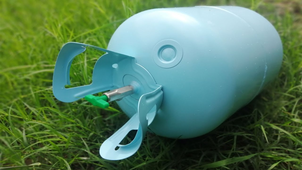 Amazing idea! Do not throw away Freon cylinder tank