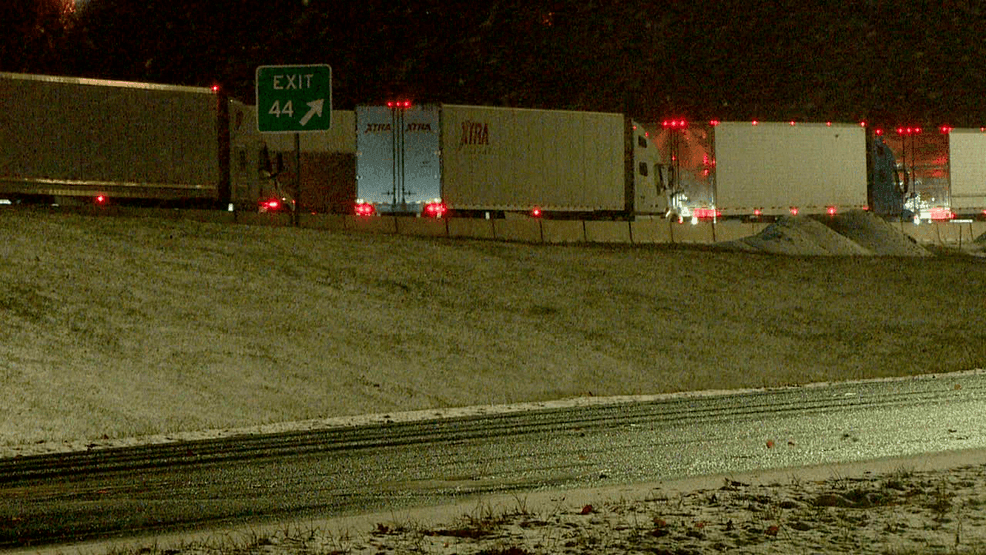 Traffic chaos on interstates in WNC amid hazardous cold weather