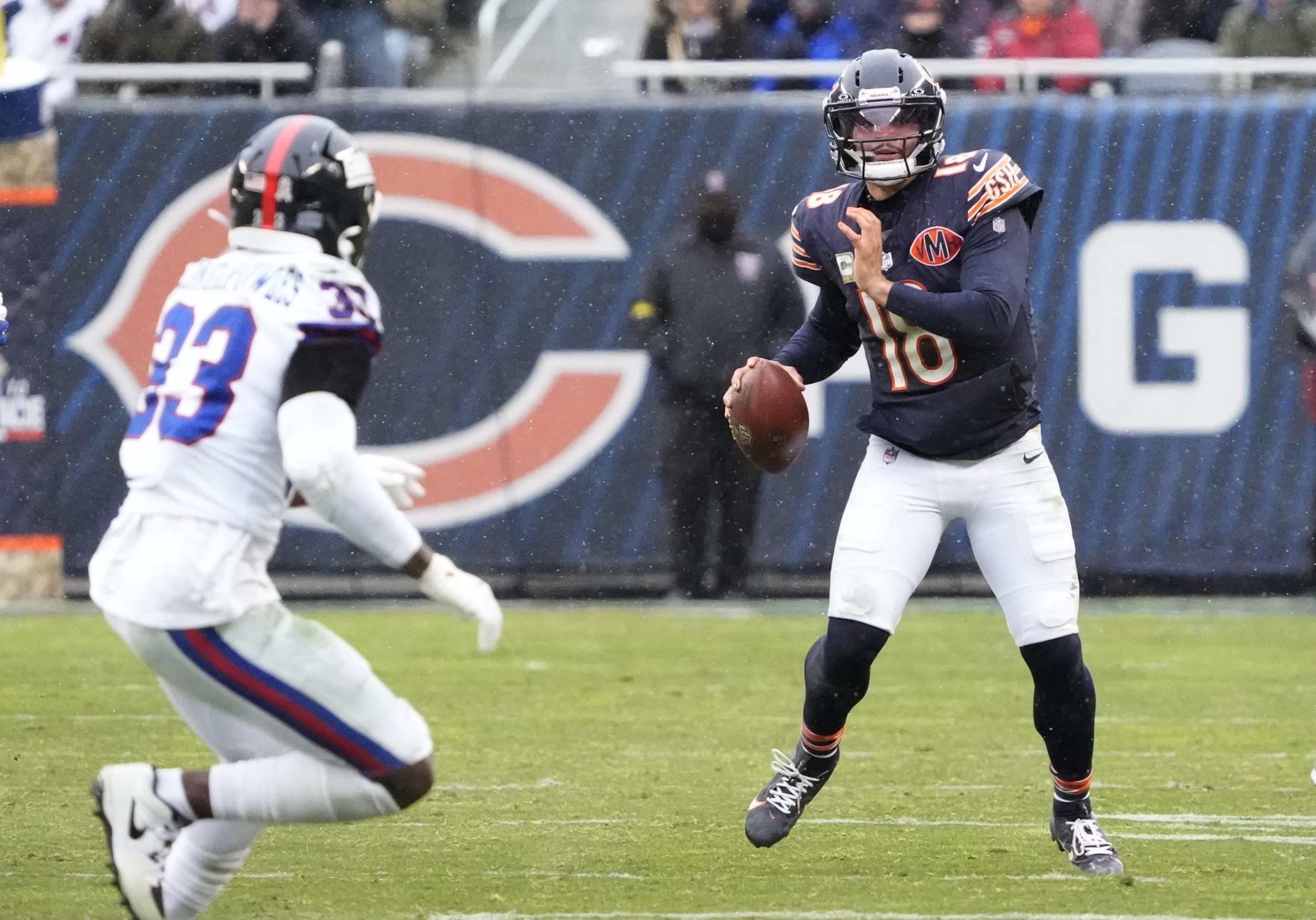 Chicago Bears coach on problems that Caleb Williams gives