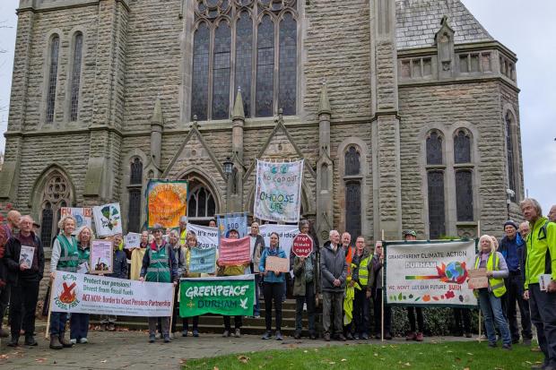 Climate campaigners take to Durham streets to demand urgent action