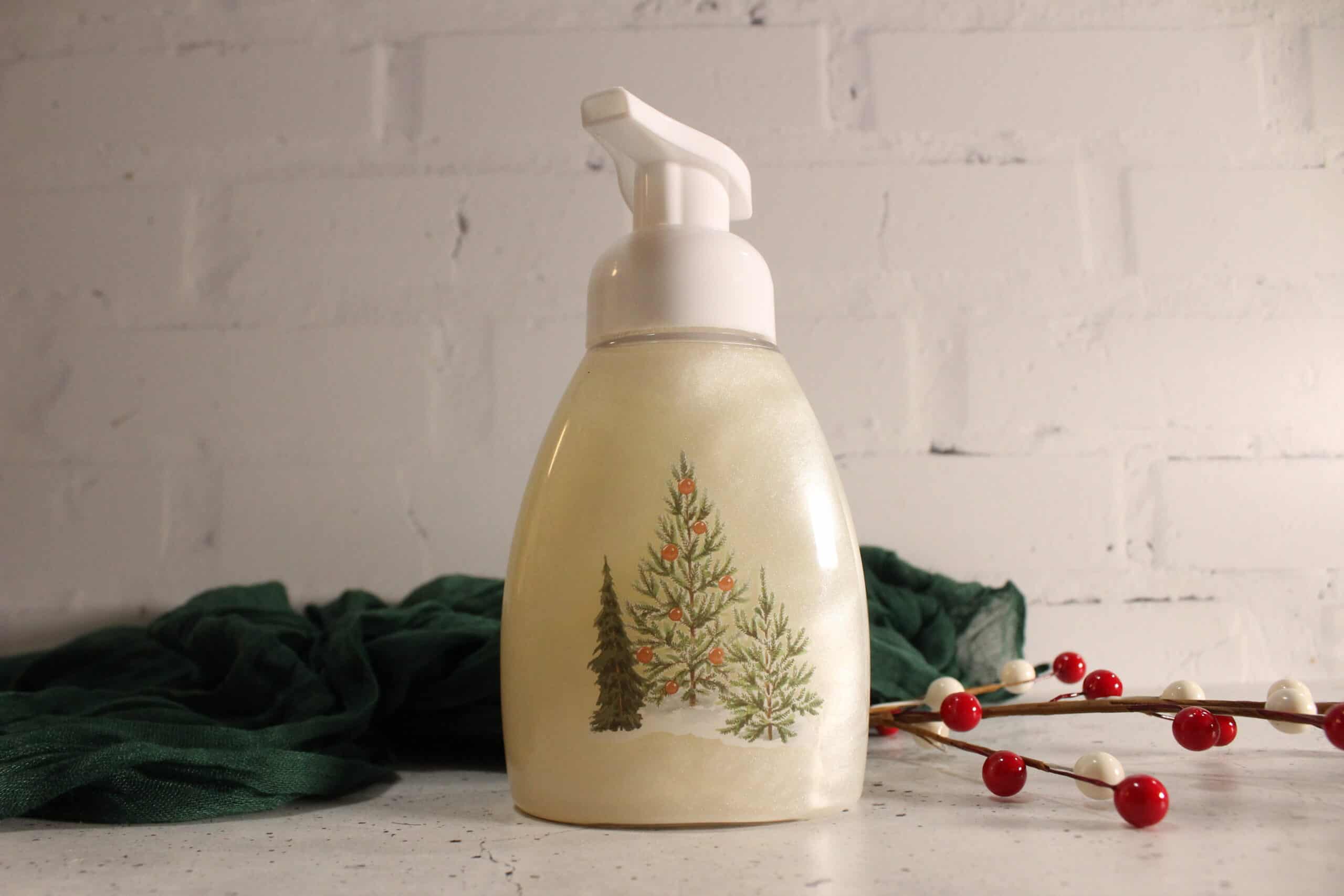 DIY Christmas Foaming Hand Soap