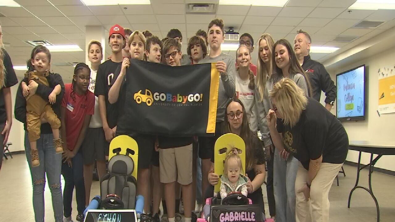 Orangewood Christian students build cars for kids with mobility ...