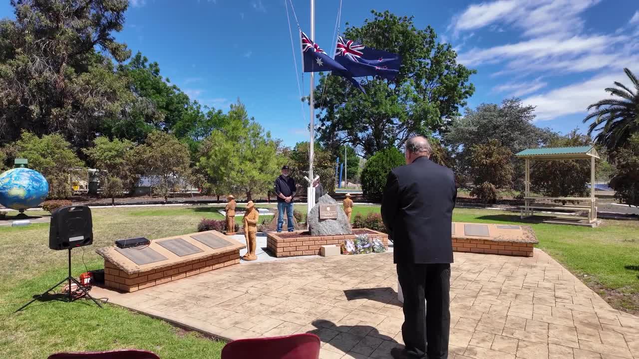 Remembrance Day in Ungarie, NSW, Australia