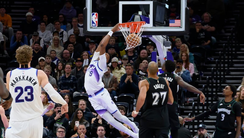 Ace Bailey earns first career start in Jazz’s loss to Timberwolves