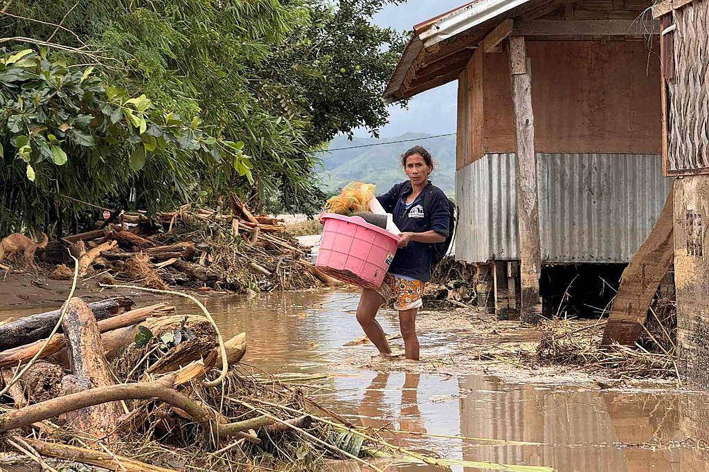 Six dead after second typhoon in a week hits the Philippines